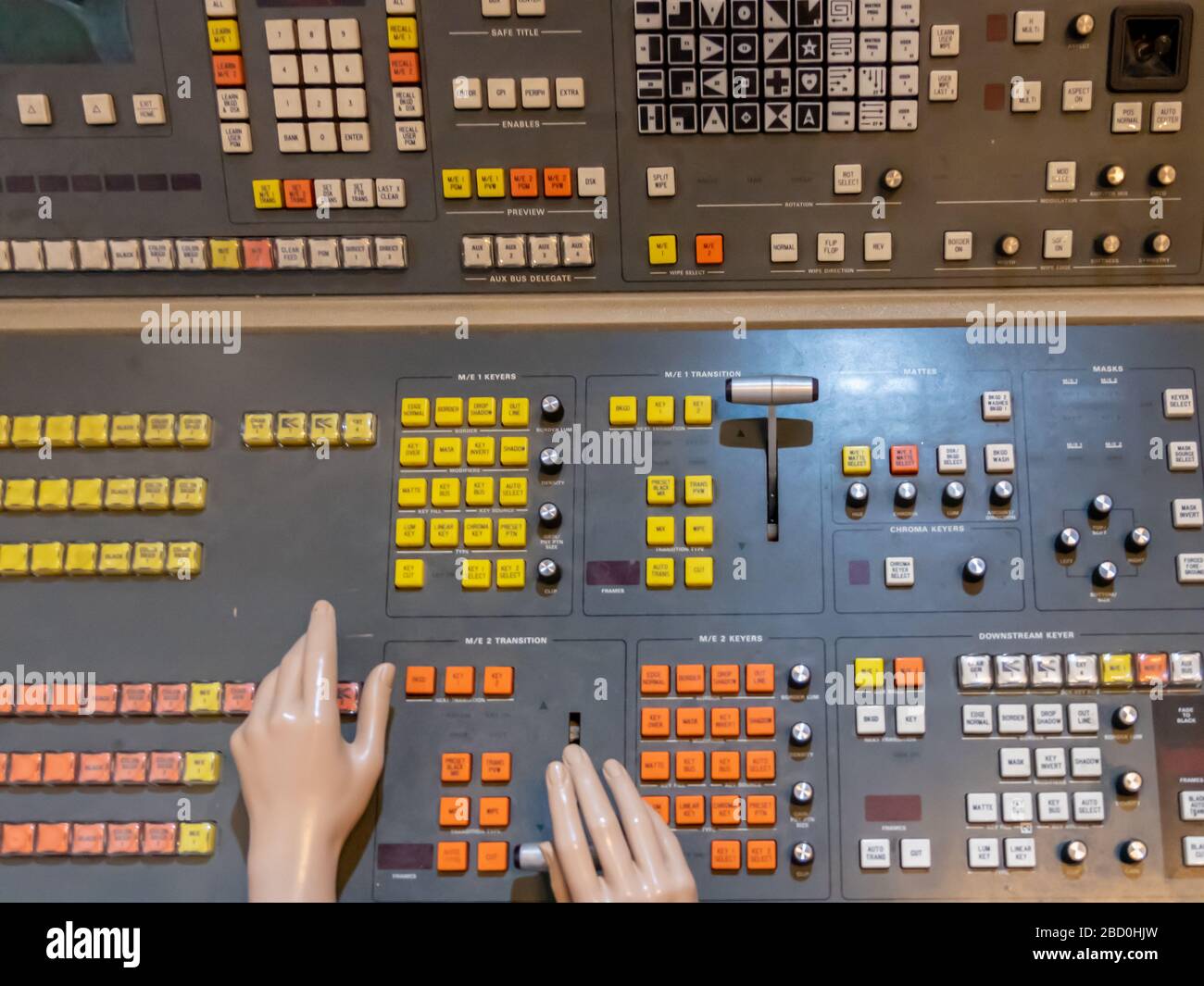 Broadcast television control room hi-res stock photography and images ...