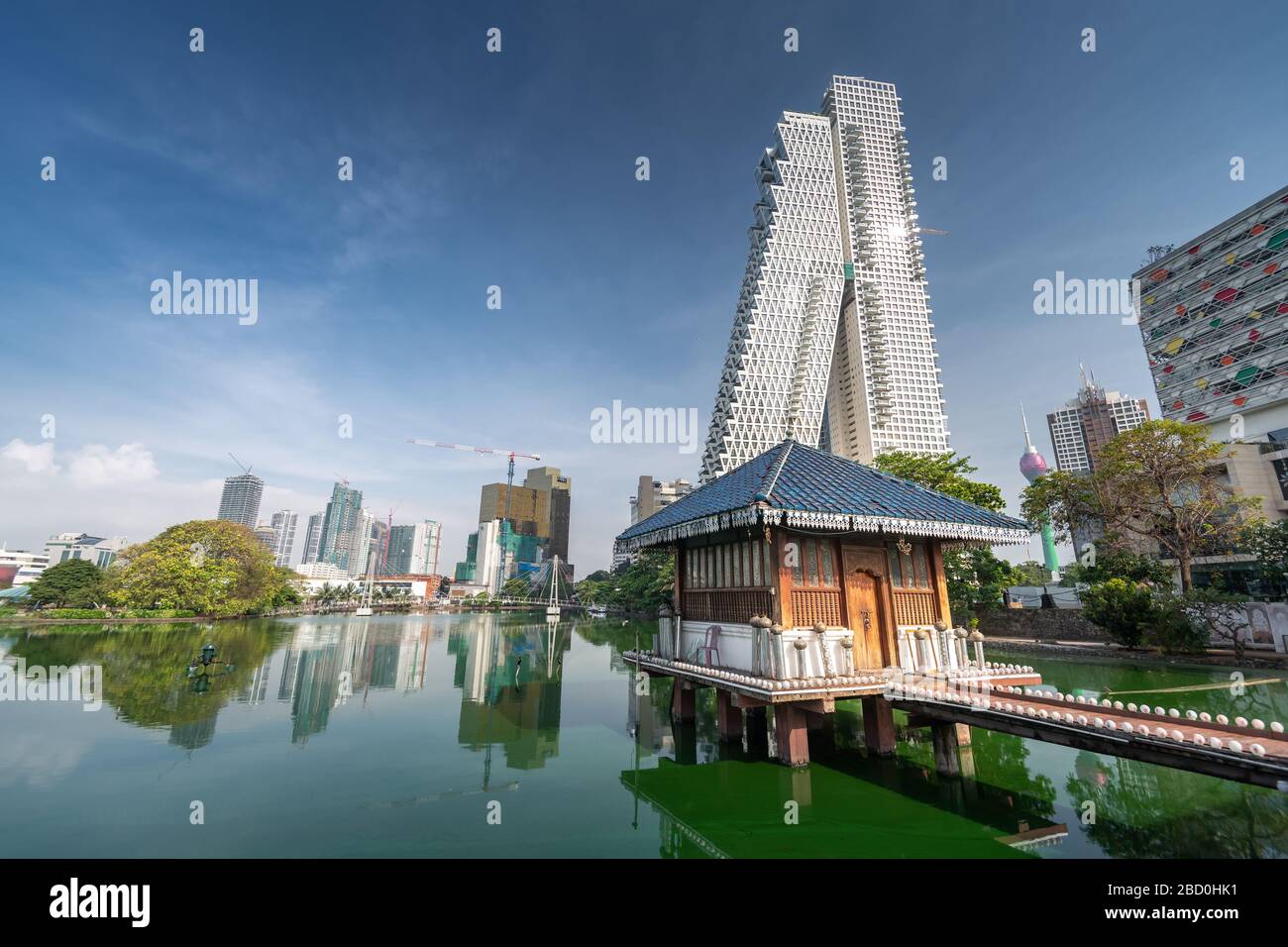 Beautiful Colombo city buildings and skyline in Sri Lanka Stock Photo ...