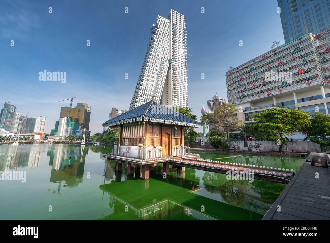 Beautiful Colombo city buildings and skyline in Sri Lanka Stock Photo ...