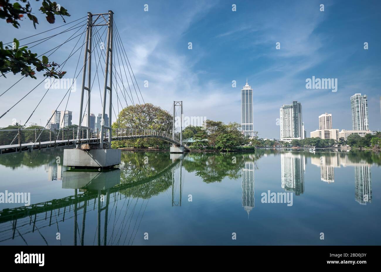 Beautiful Colombo city buildings and skyline in Sri Lanka Stock Photo ...