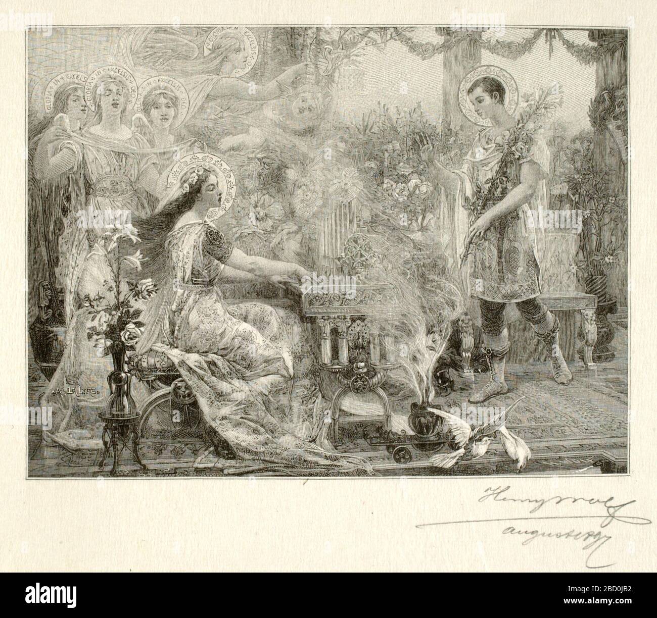 Saint of musicians hi-res stock photography and images - Alamy
