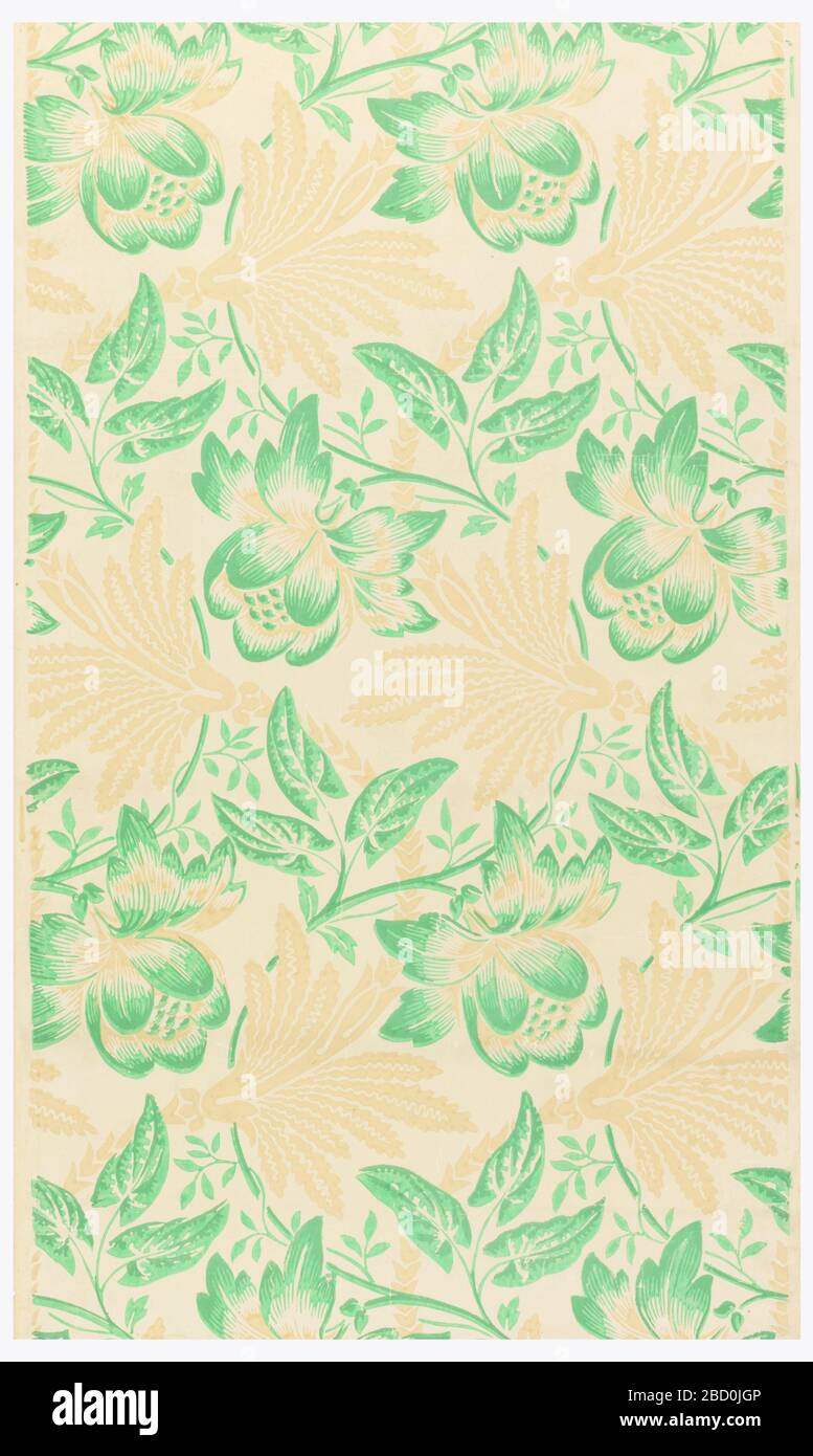 Sidewall. Three and one-half repeats of serpentine design of green ...