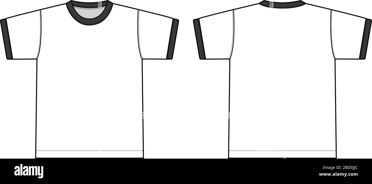 Ringer tshirts vector illustration Stock Vector Image & Art - Alamy
