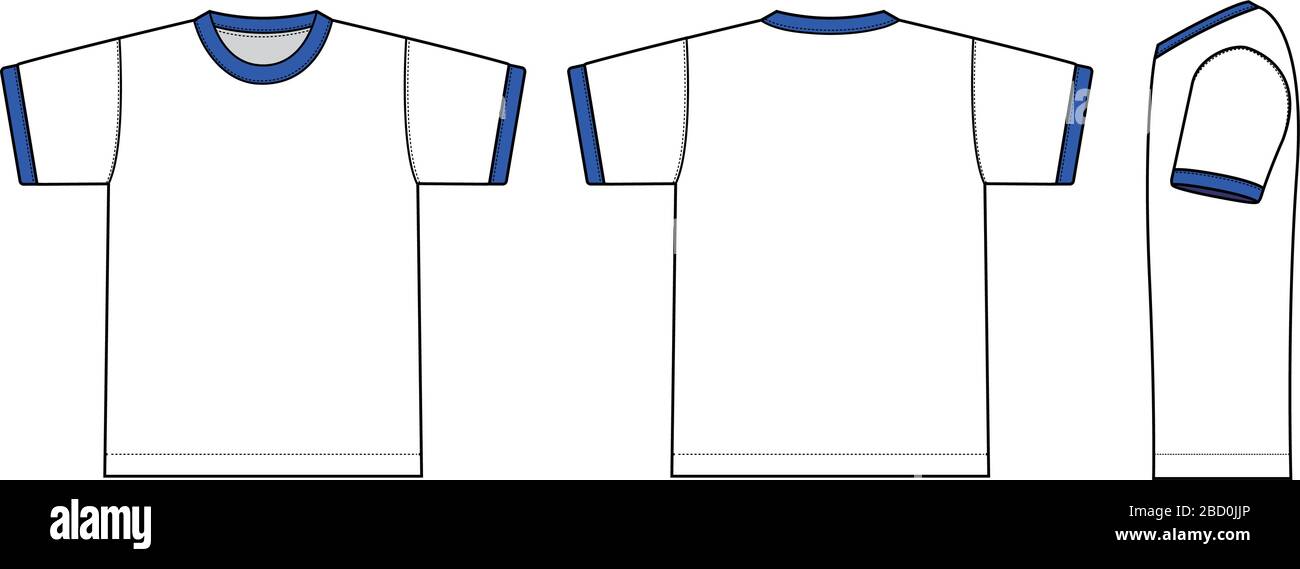 Ringer tshirts vector illustration Stock Vector Image & Art - Alamy