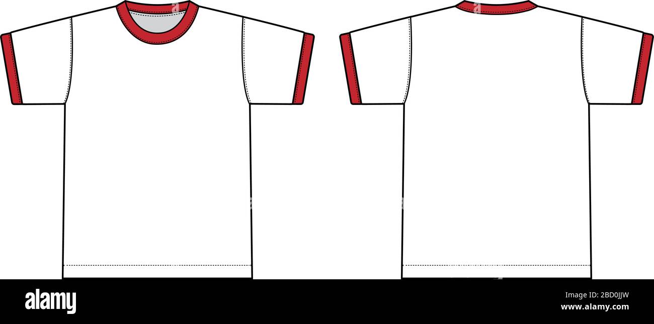 Ringer tshirts vector illustration Stock Vector Image & Art - Alamy