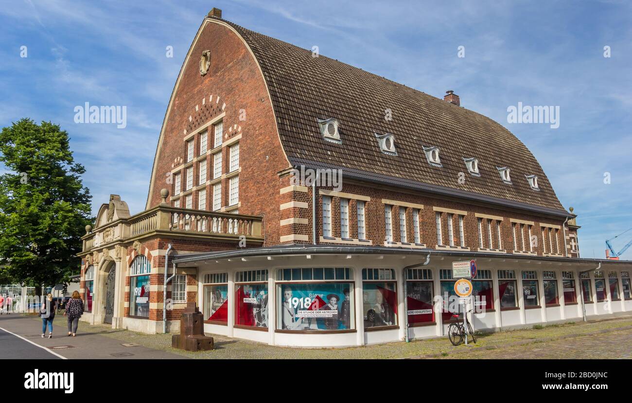 Historic building of the maritime museum in Kiel, Germany Stock Photo ...