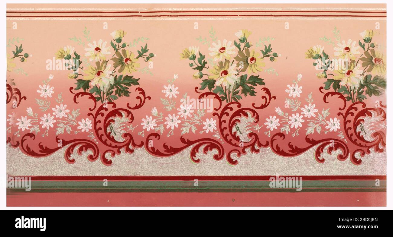 Red Flower Top Border