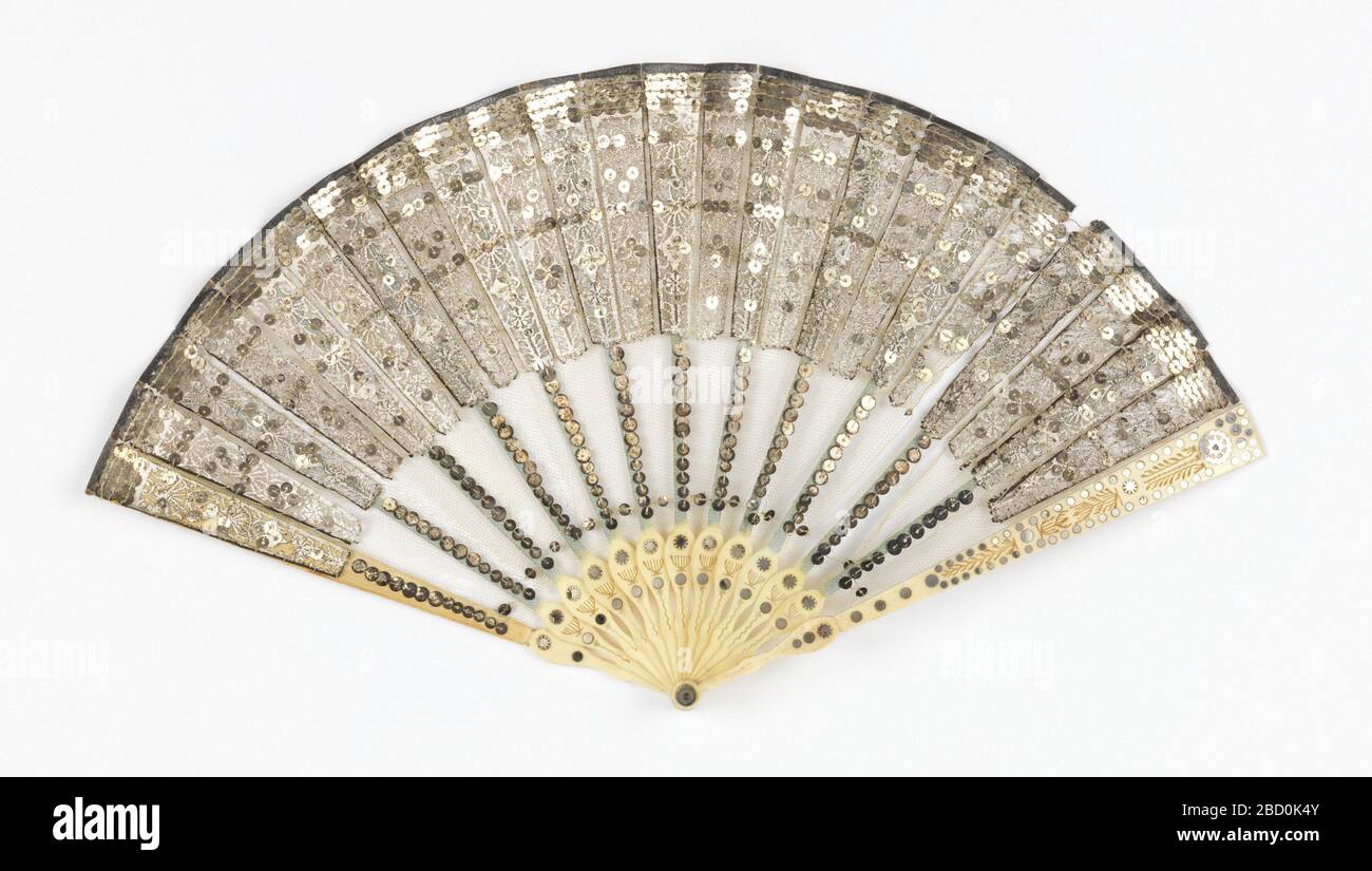 Pleated fan. Research in ProgressFolding fan with carved ivory sticks ...