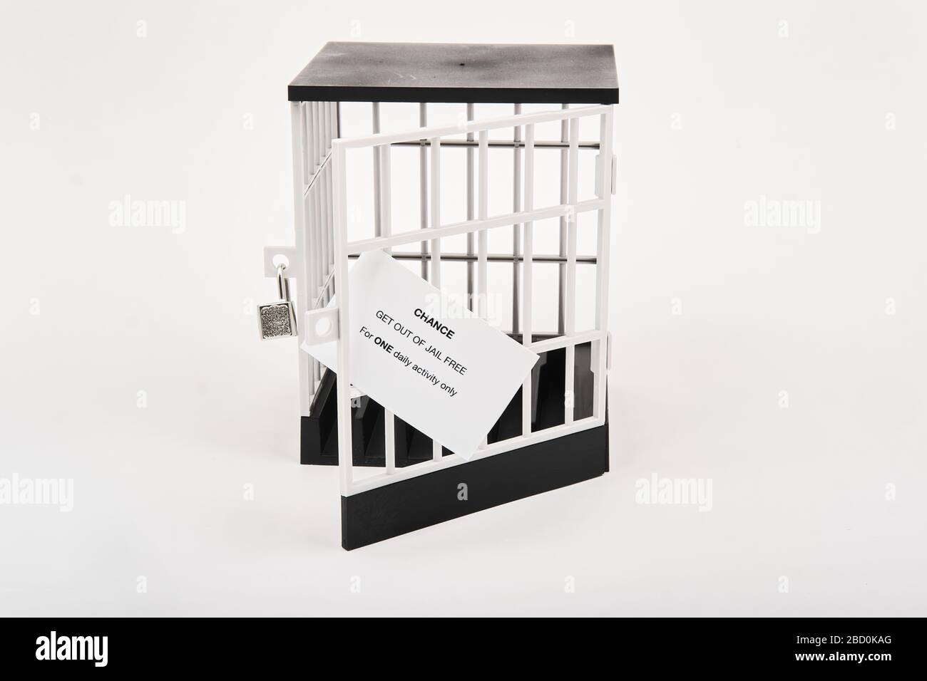 Get Out Of Jail Free Card Black And White