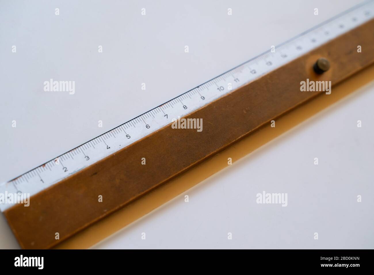 Old school ruler hi-res stock photography and images - Alamy