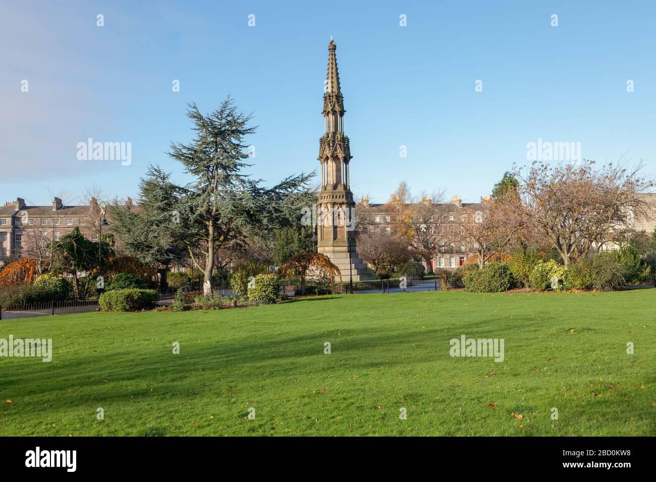 The Queen Victoria Monument in Hamilton Square, Birkenhead, Wirral ...