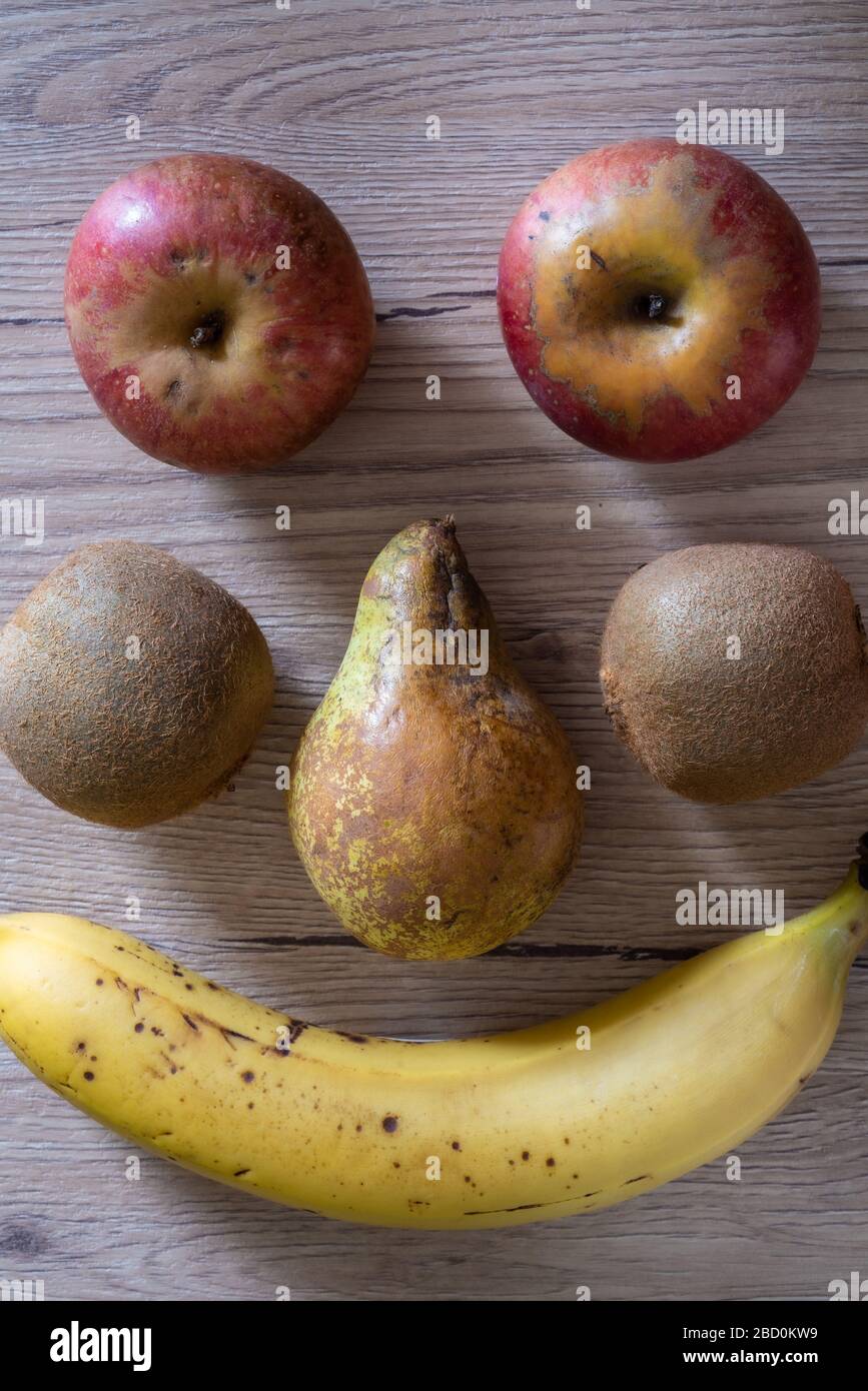 Happy fruit face hi-res stock photography and images - Alamy