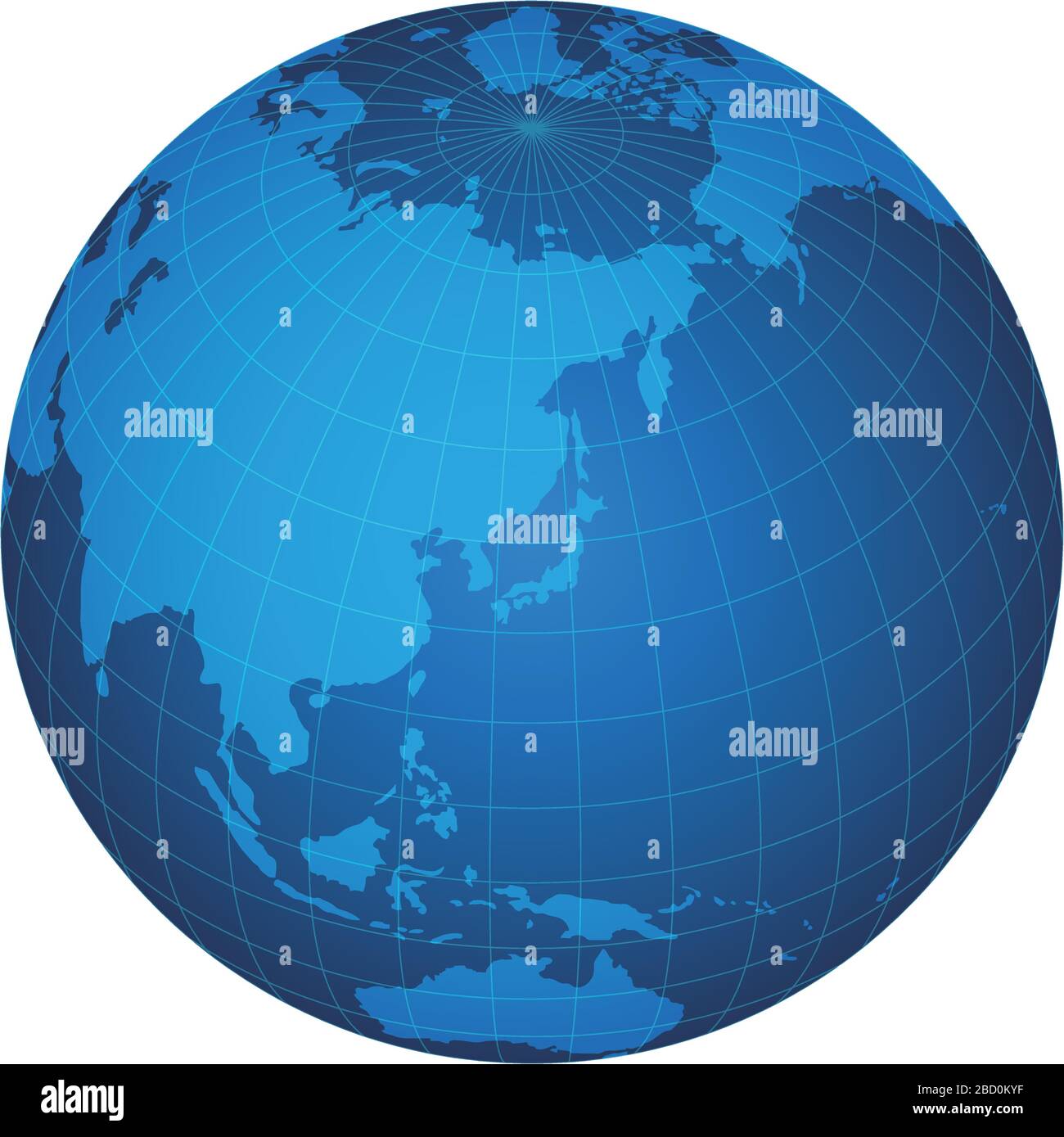 Map of globe hi-res stock photography and images - Alamy