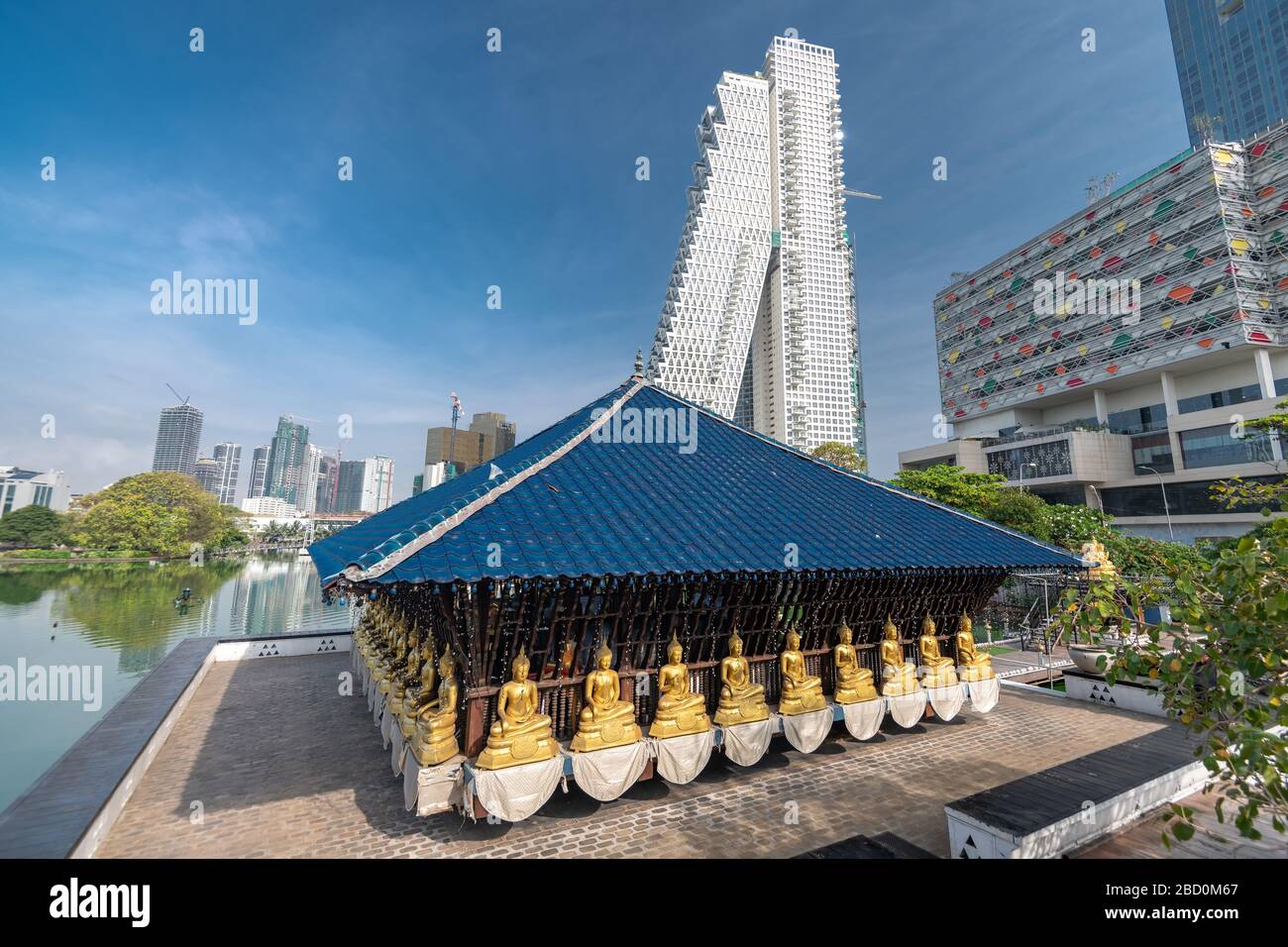 Beautiful Colombo city buildings and skyline in Sri Lanka Stock Photo ...