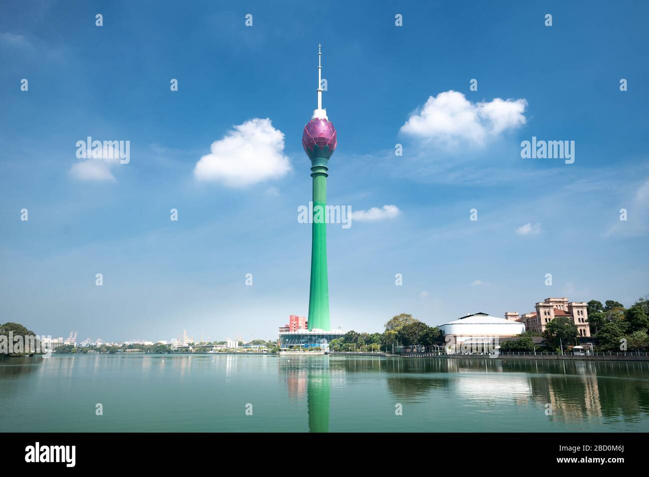 Lotus tower in Colombo city Skyline, Colombo, Sri Lanka Stock Photo - Alamy