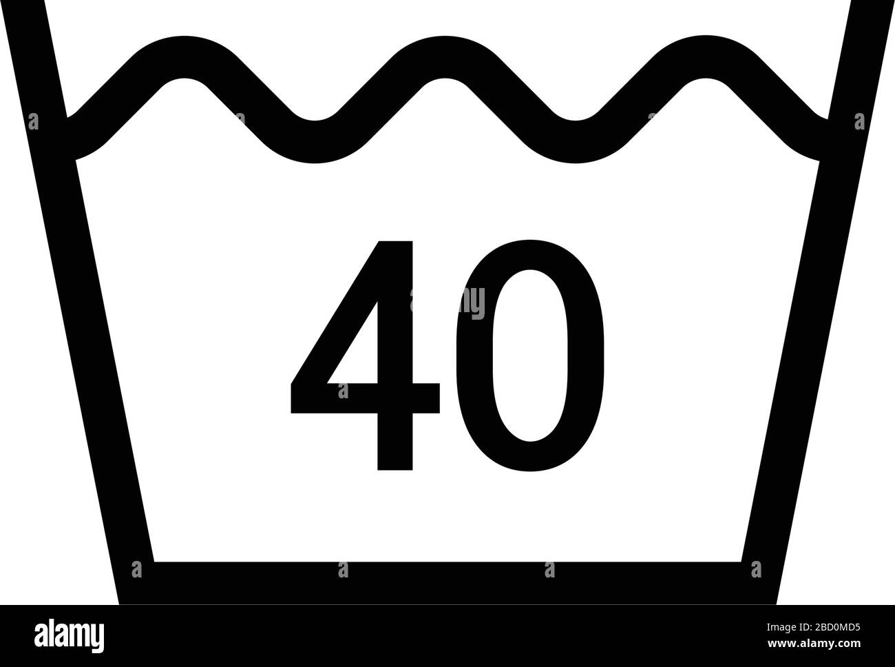 Wash symbols hi-res stock photography and images - Alamy