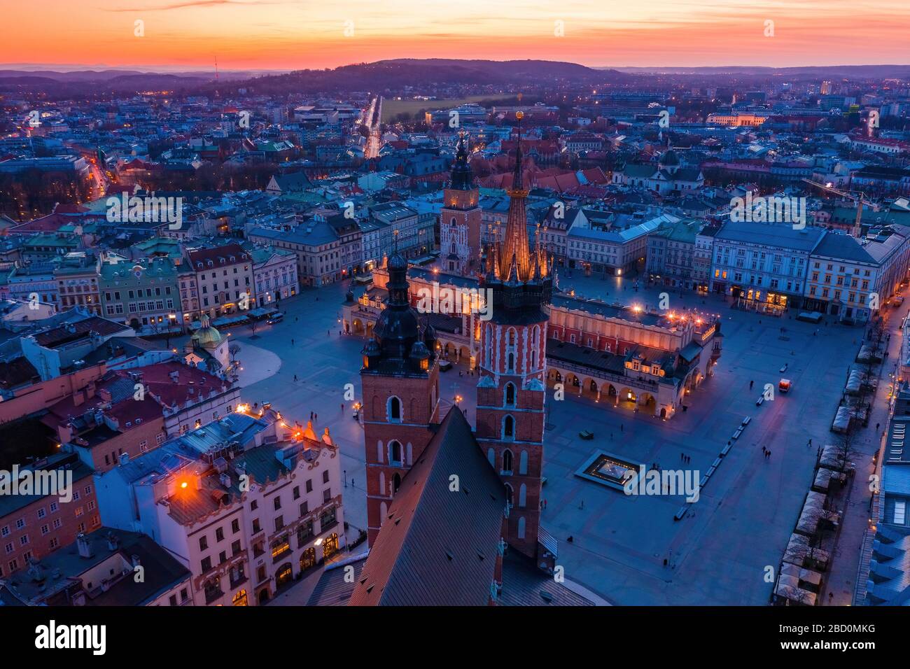 Aerial view main st hi-res stock photography and images - Alamy