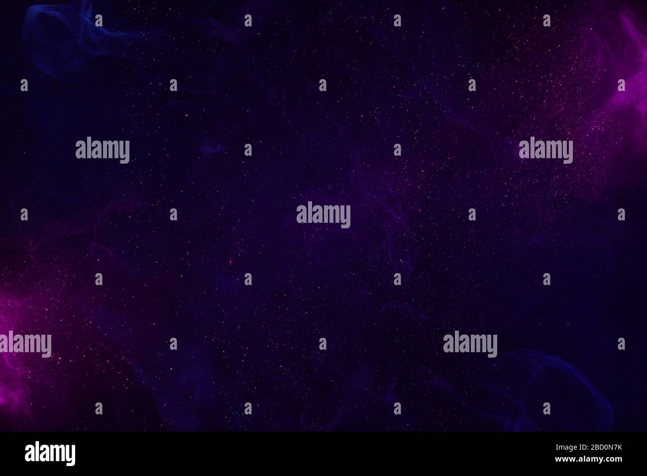 Colorful magic cosmos clouds with glitter stardust abstract background ...