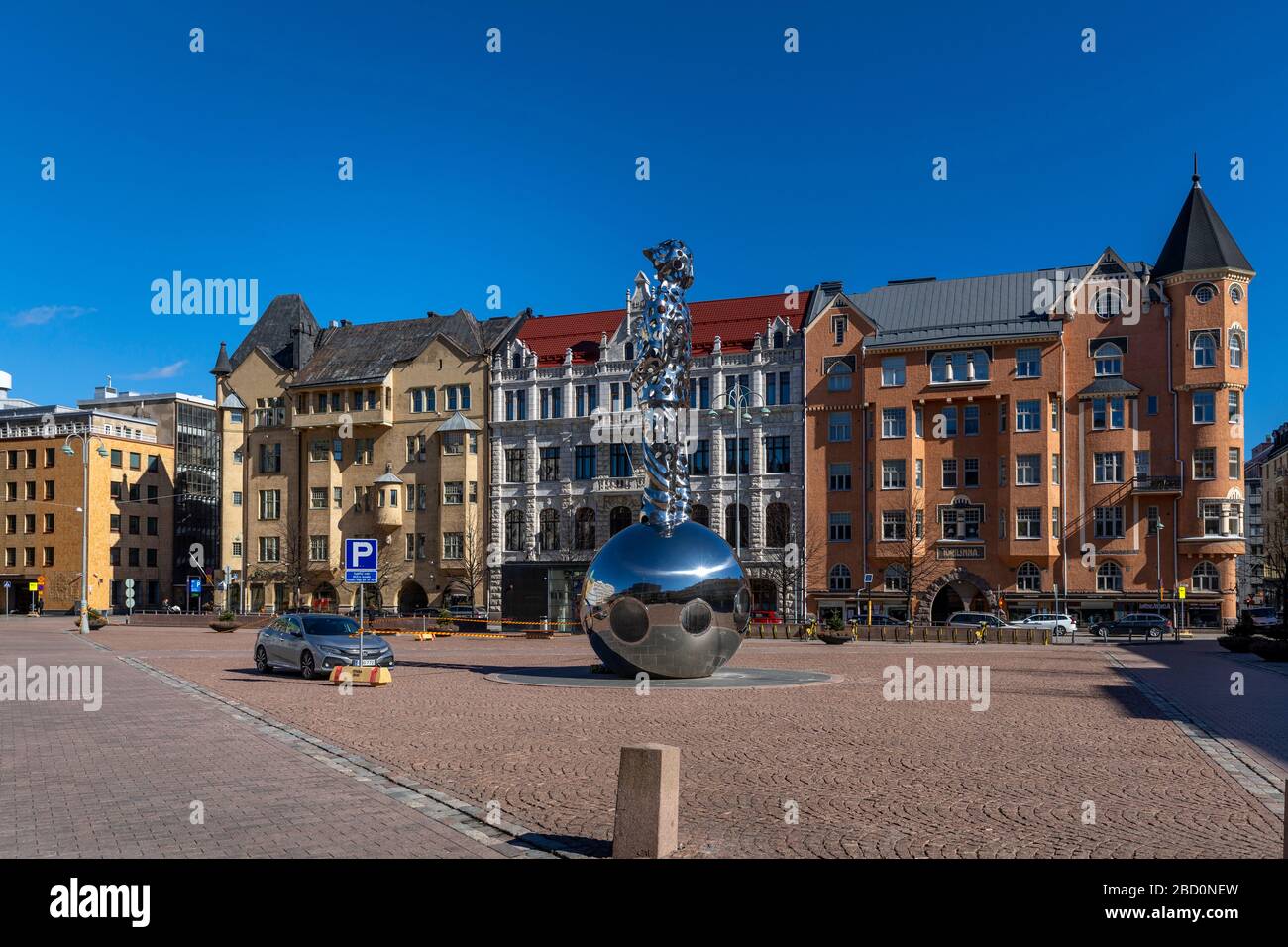"Lightbringer" -statue is built in remembrence of WW II veterans ...