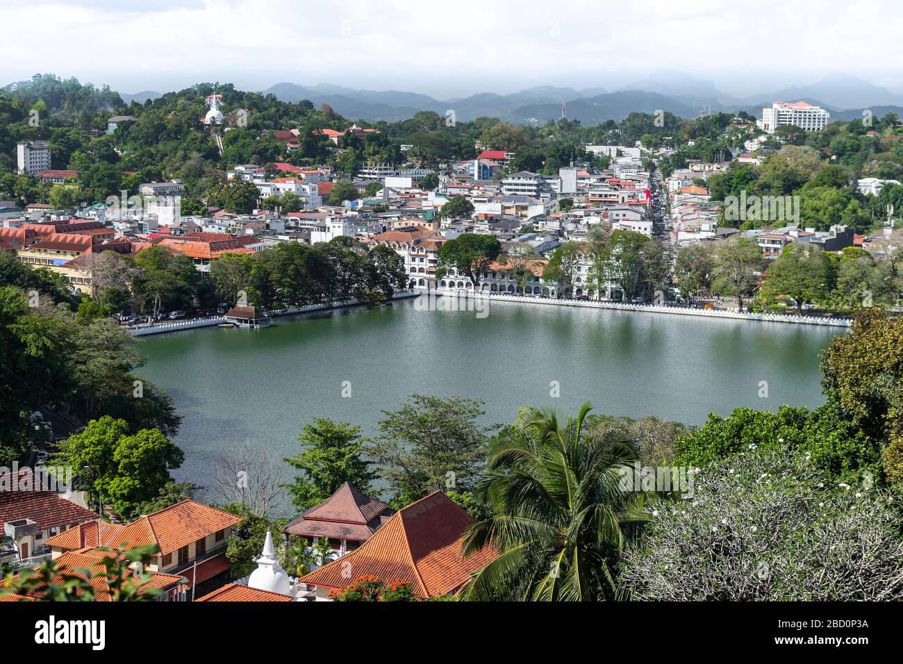 Beautiful Kandy city and lake, Kandy, Sri Lanka Stock Photo - Alamy