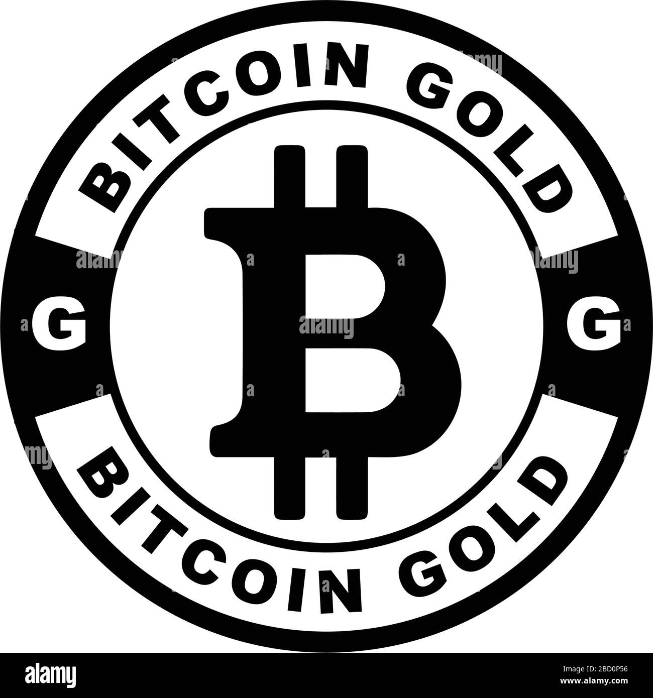 Gold coin bitcoin crypto Cut Out Stock Images & Pictures - Alamy
