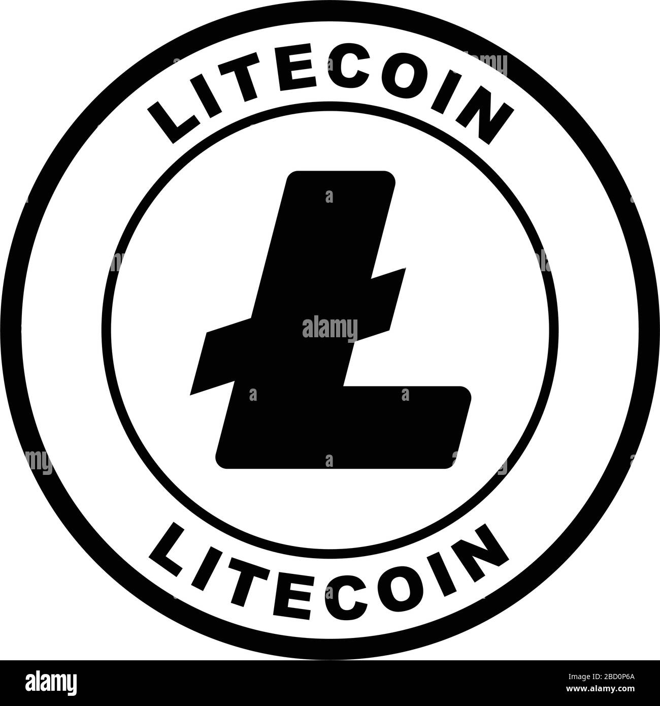 Litecoin logo hi-res stock photography and images - Alamy