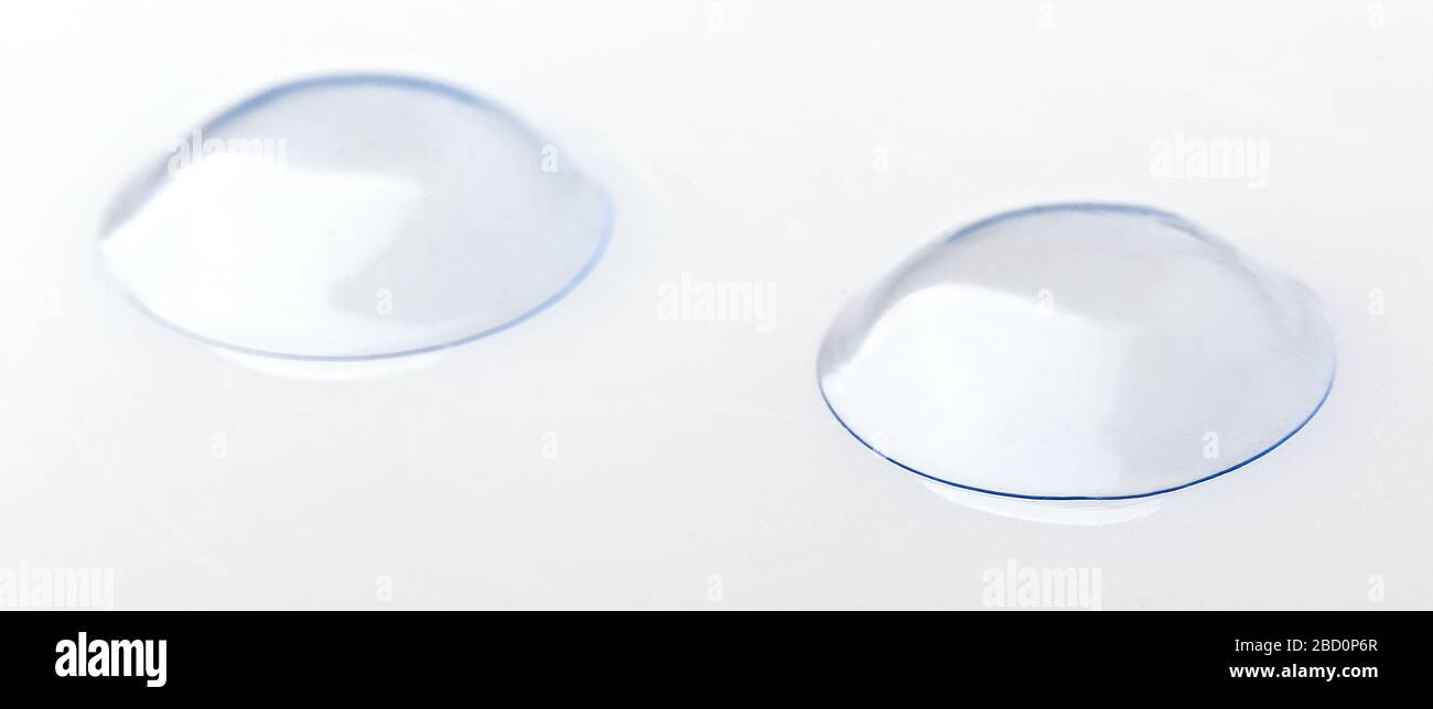 contact lenses for eyes isolated on white background Stock Photo - Alamy