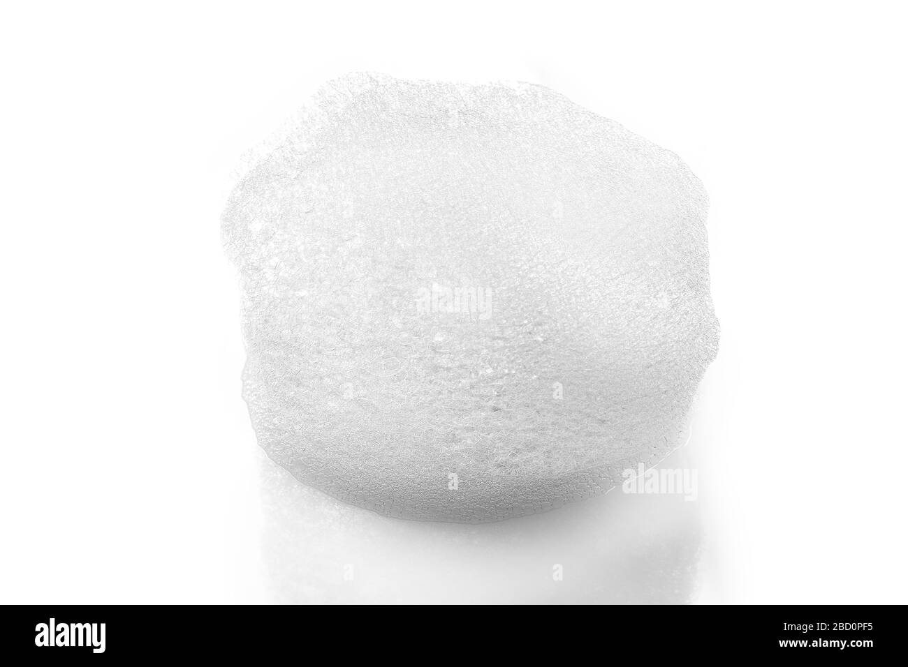 foam soap bubbles isolated on white background Stock Photo - Alamy