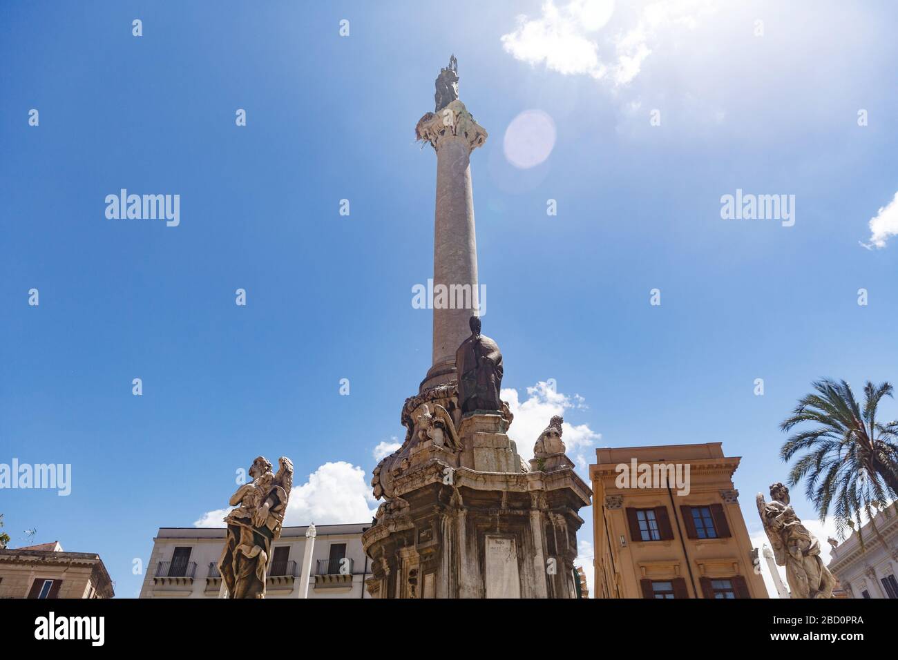 Column Of The Immaculate Conception Of The Blessed Virgin Mary High Resolution Stock Photography ...