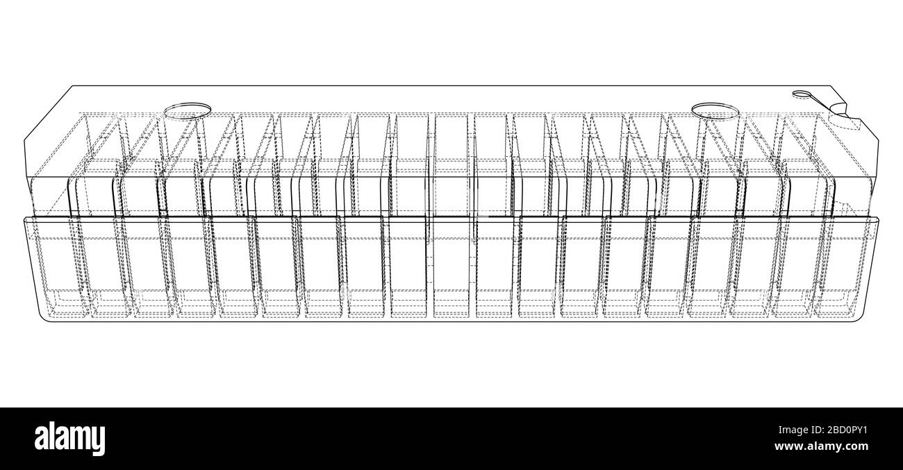 3D microchip. Vector rendering of 3d Stock Vector Image & Art - Alamy