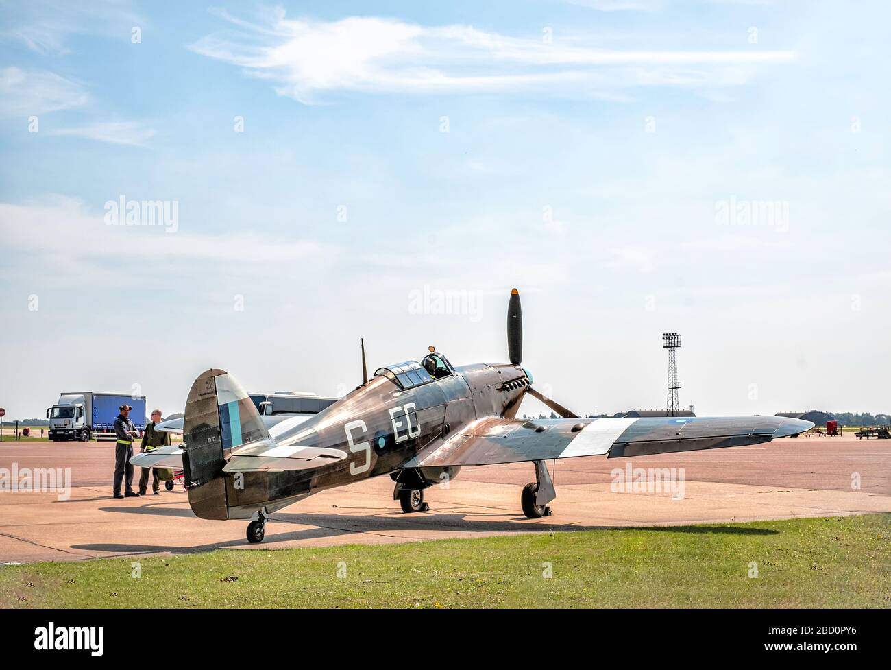 Hawker Hurricane PZ865 part of the battle of Britain Memeorial Flight ...