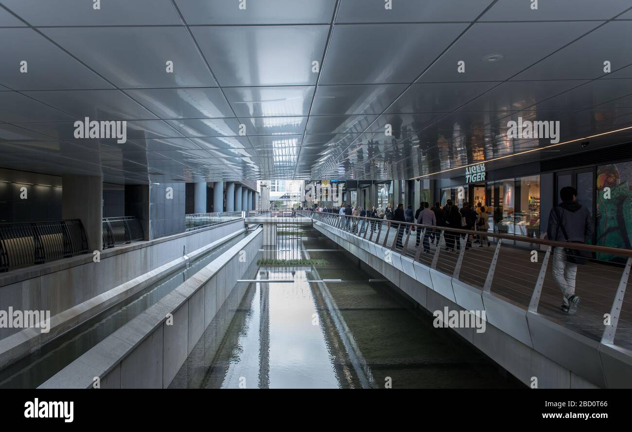 Opening Day Canary Wharf Crossrail Station - landscape design by ...