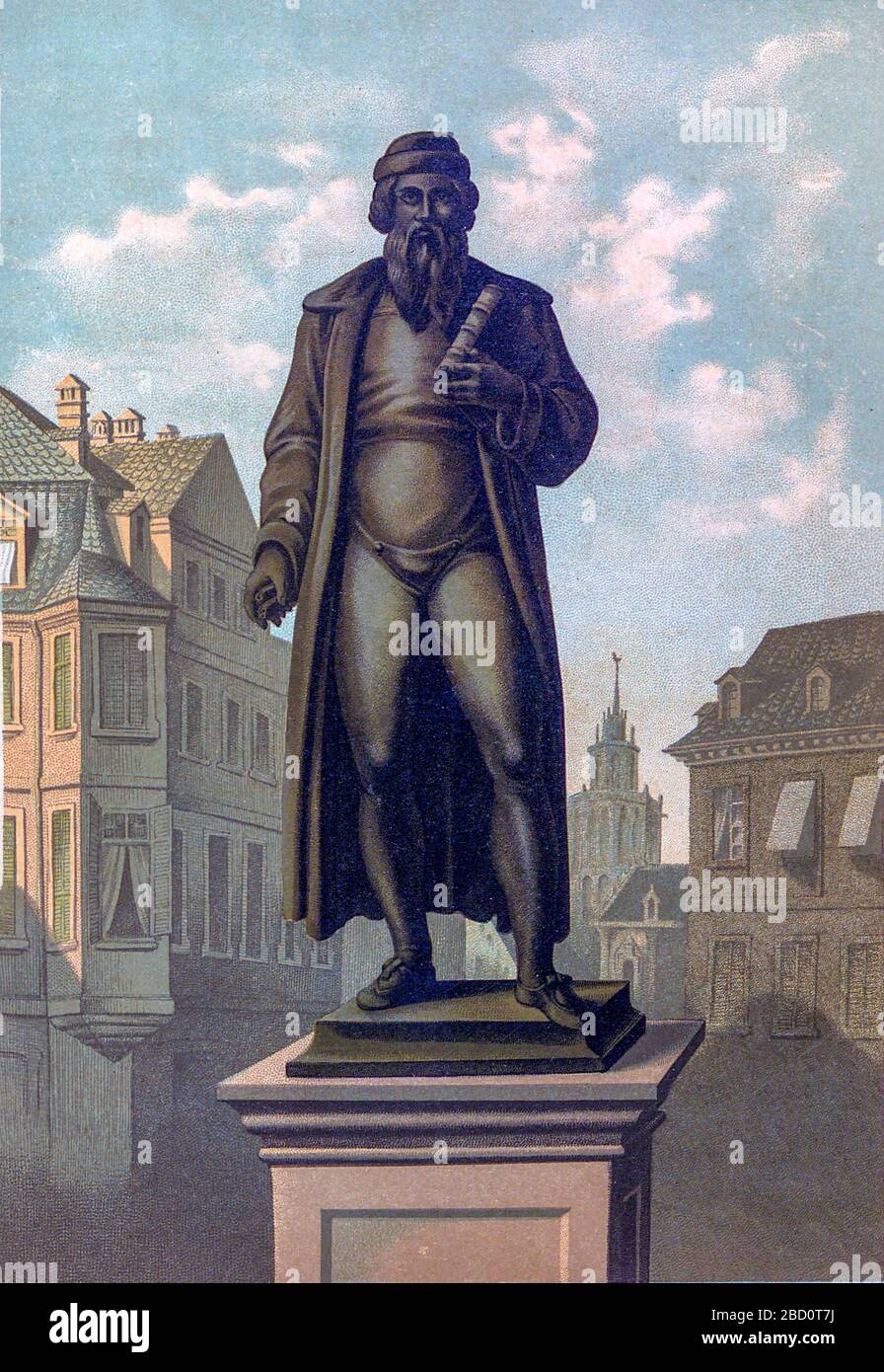 Johannes gensfleisch gutenberg hi-res stock photography and images - Alamy