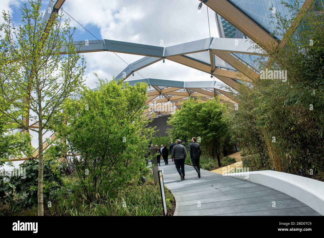 Opening Day Canary Wharf Crossrail Station - landscape design by ...