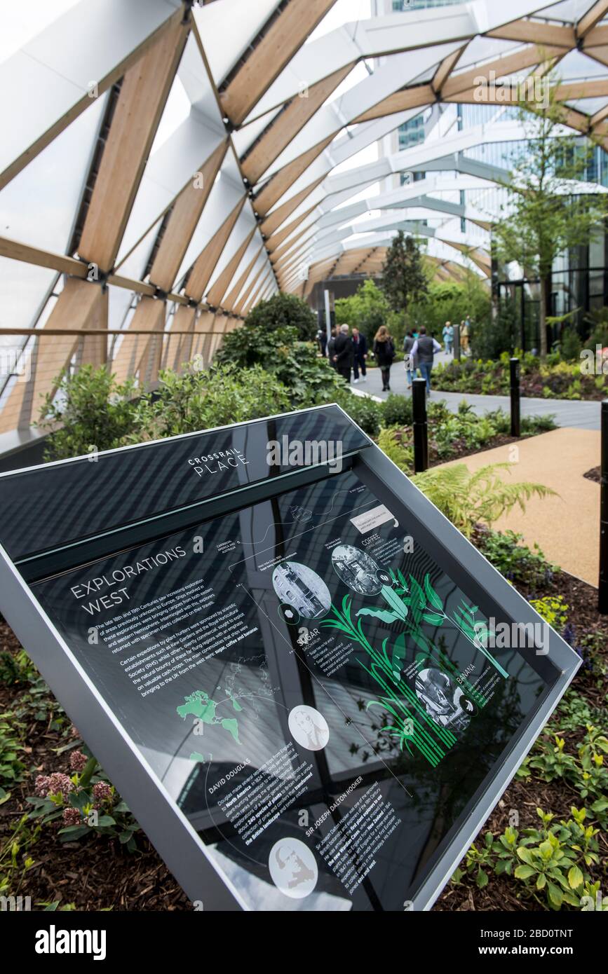 Opening Day Canary Wharf Crossrail Station - landscape design by ...