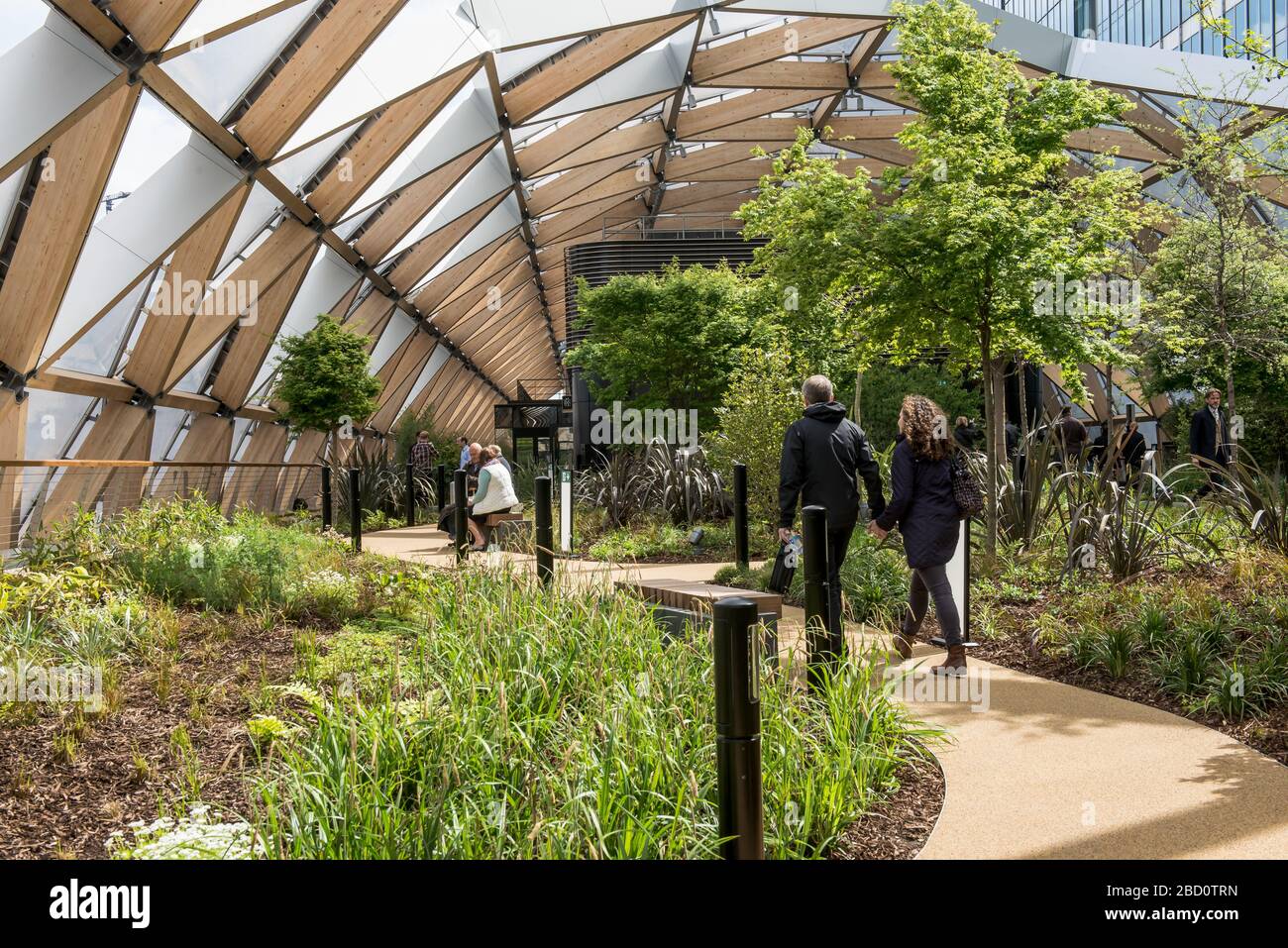 Opening Day Canary Wharf Crossrail Station - landscape design by ...