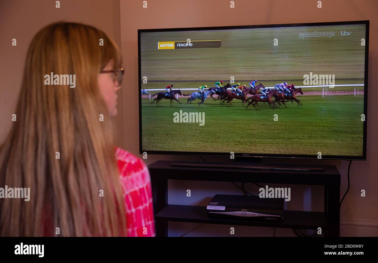 Virtual grand national donation to nhs hi-res stock photography and ...