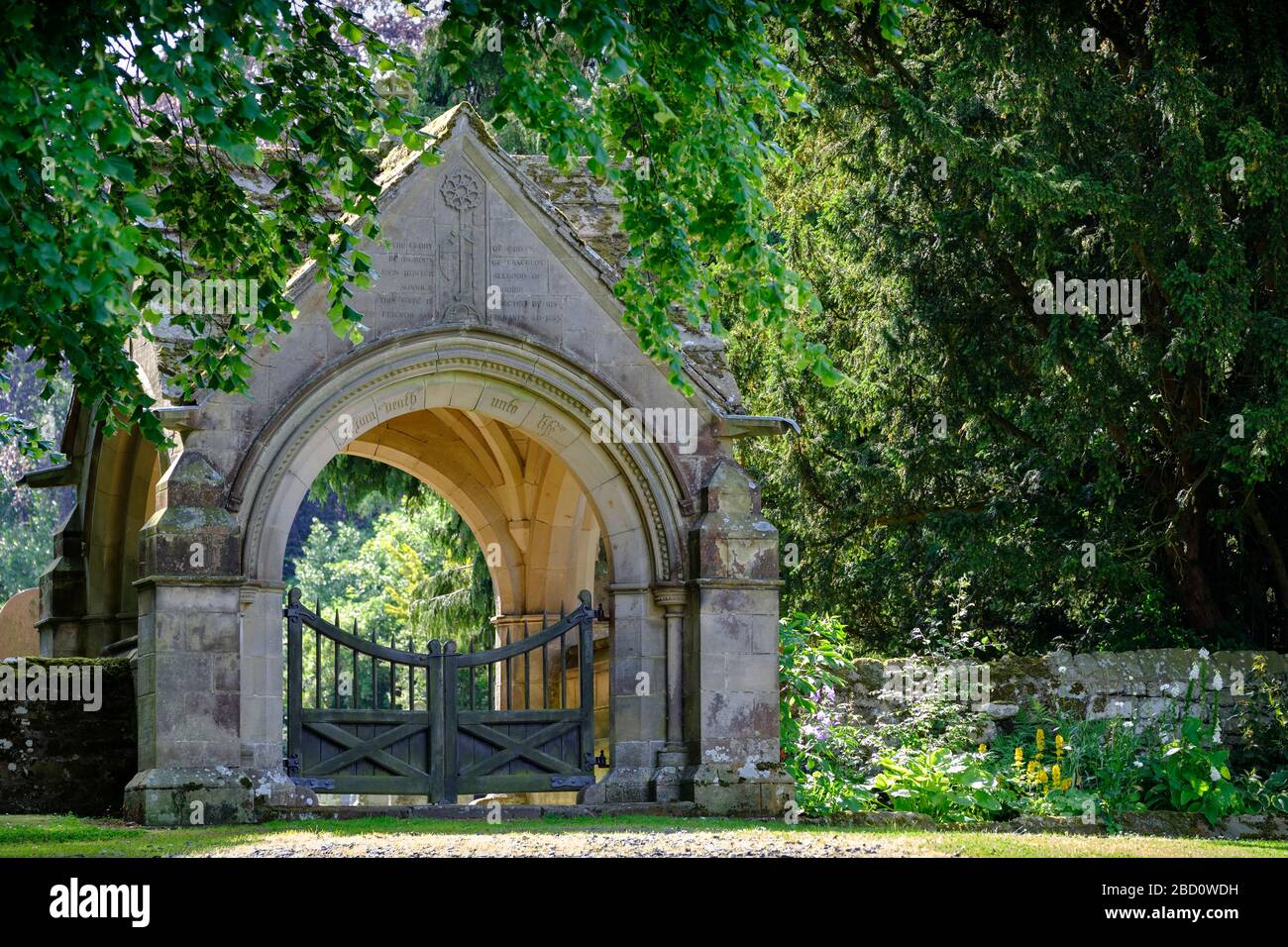 Lychgate, Lichgate, Lych gate, St Mungo's Church, Simonburn ...