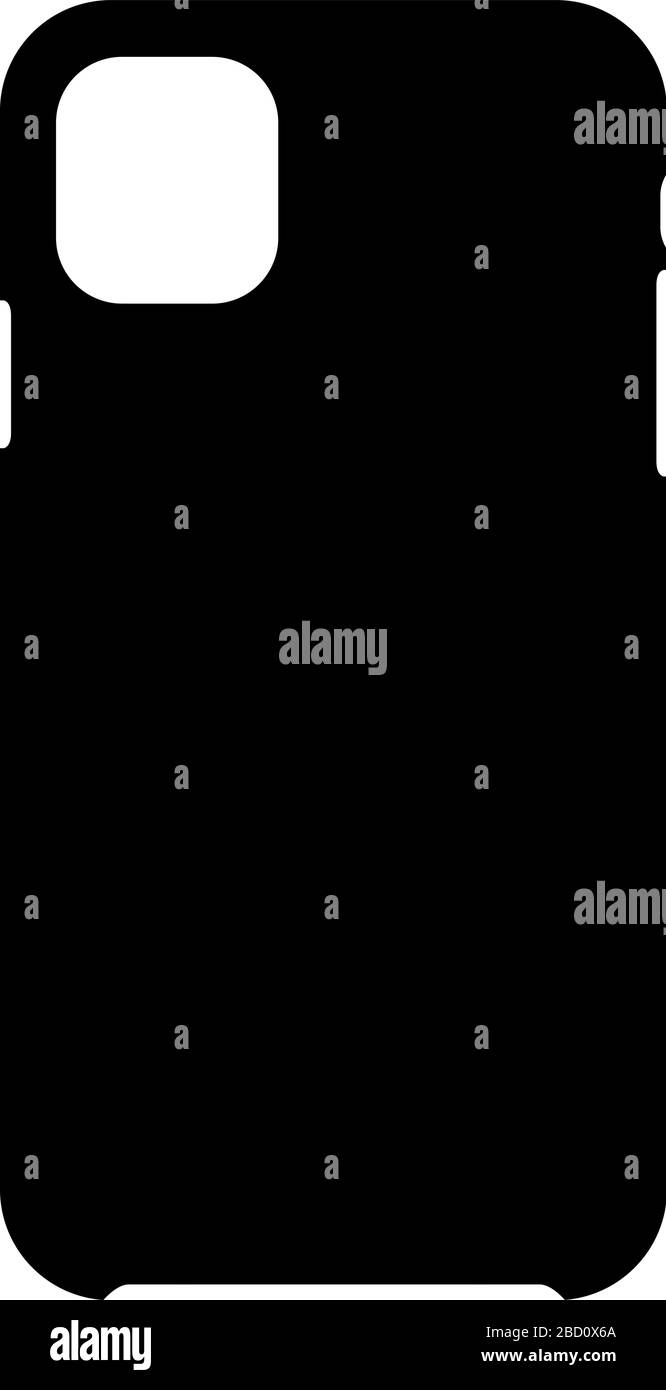 Phone case vector vectors Black and White Stock Photos & Images - Alamy