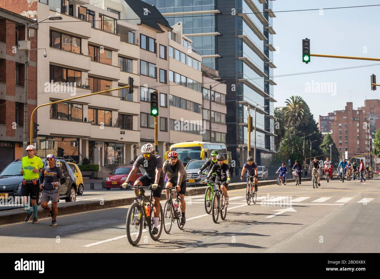 Bogota columbia ciclovia hi-res stock photography and images - Alamy