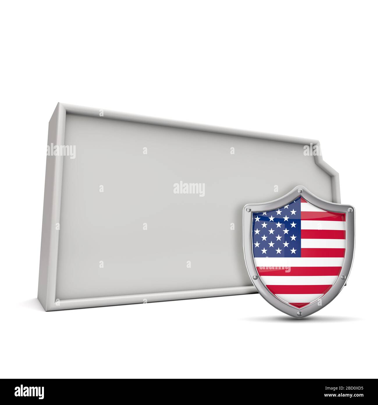 Protection kansas map hi-res stock photography and images - Alamy