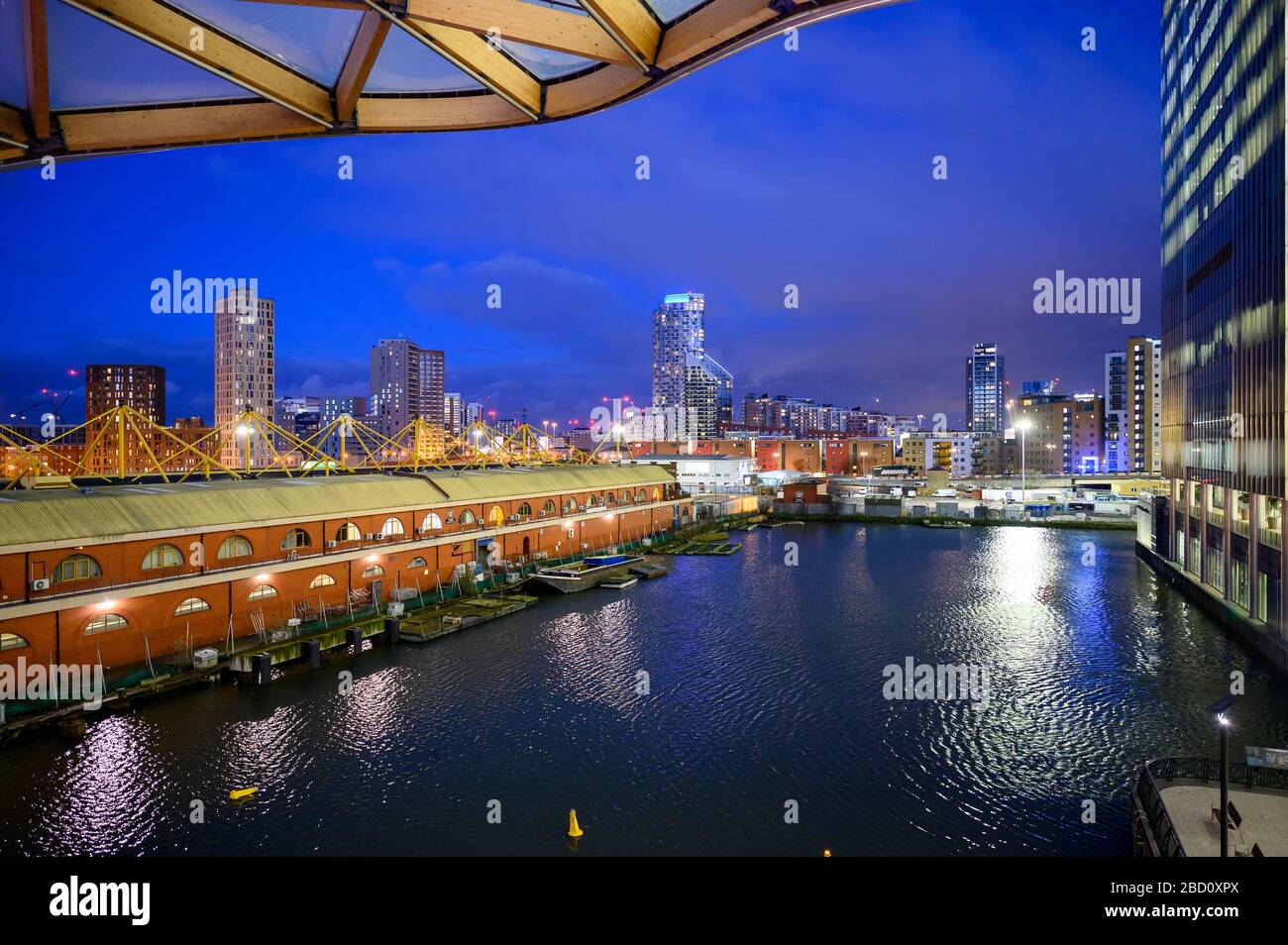 Canary Wharf Crossrail station - landscape design by Gillespies Stock ...