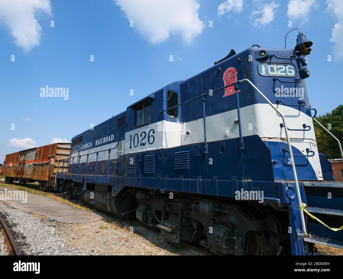 Georgia Railroad Locomotive Stock Photo - Alamy