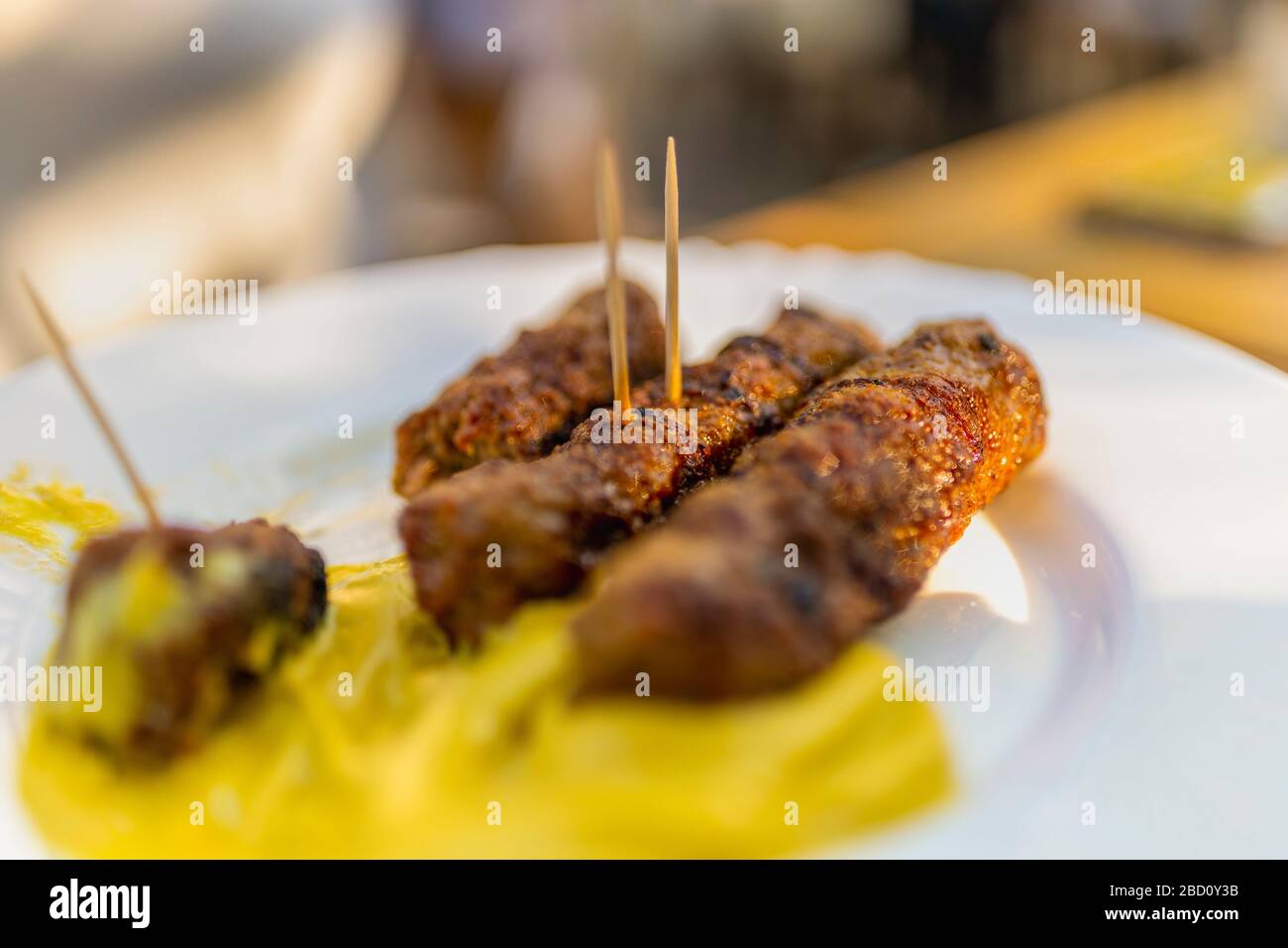 Romanian cooked traditional food ready to be served(mici Stock Photo ...