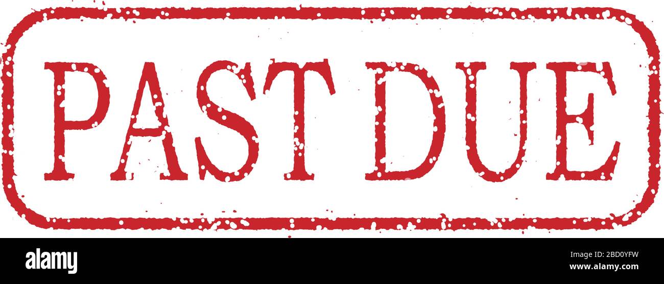 business stamp vector illustration / PAST DUE Stock Vector Image & Art ...