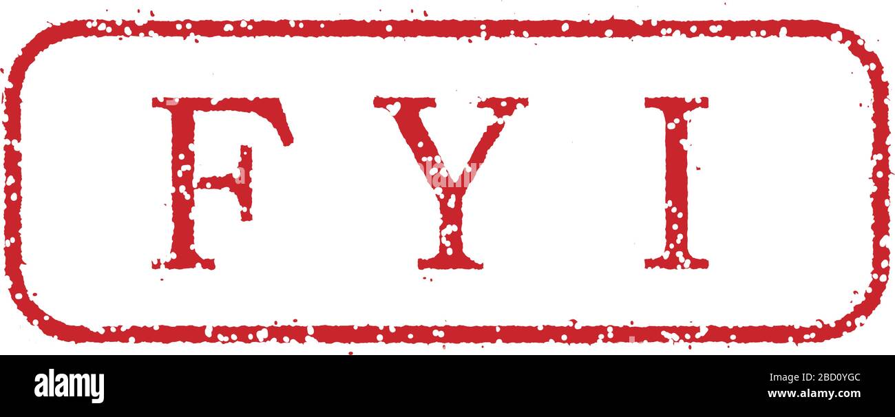 Fyi stamp hi-res stock photography and images - Alamy