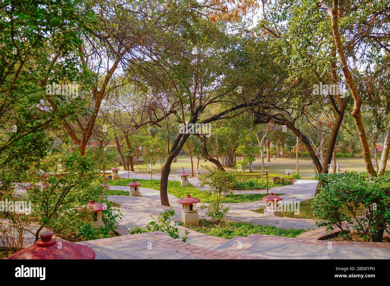 The Garden Of Five Senses Stock Photo Alamy the-garden-of-five-senses-stock-photo-alamy
