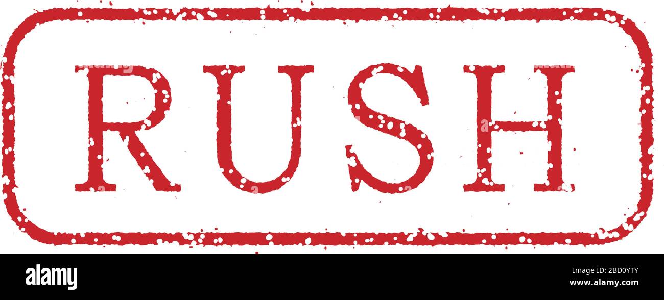 business stamp vector illustration / RUSH Stock Vector Image & Art - Alamy