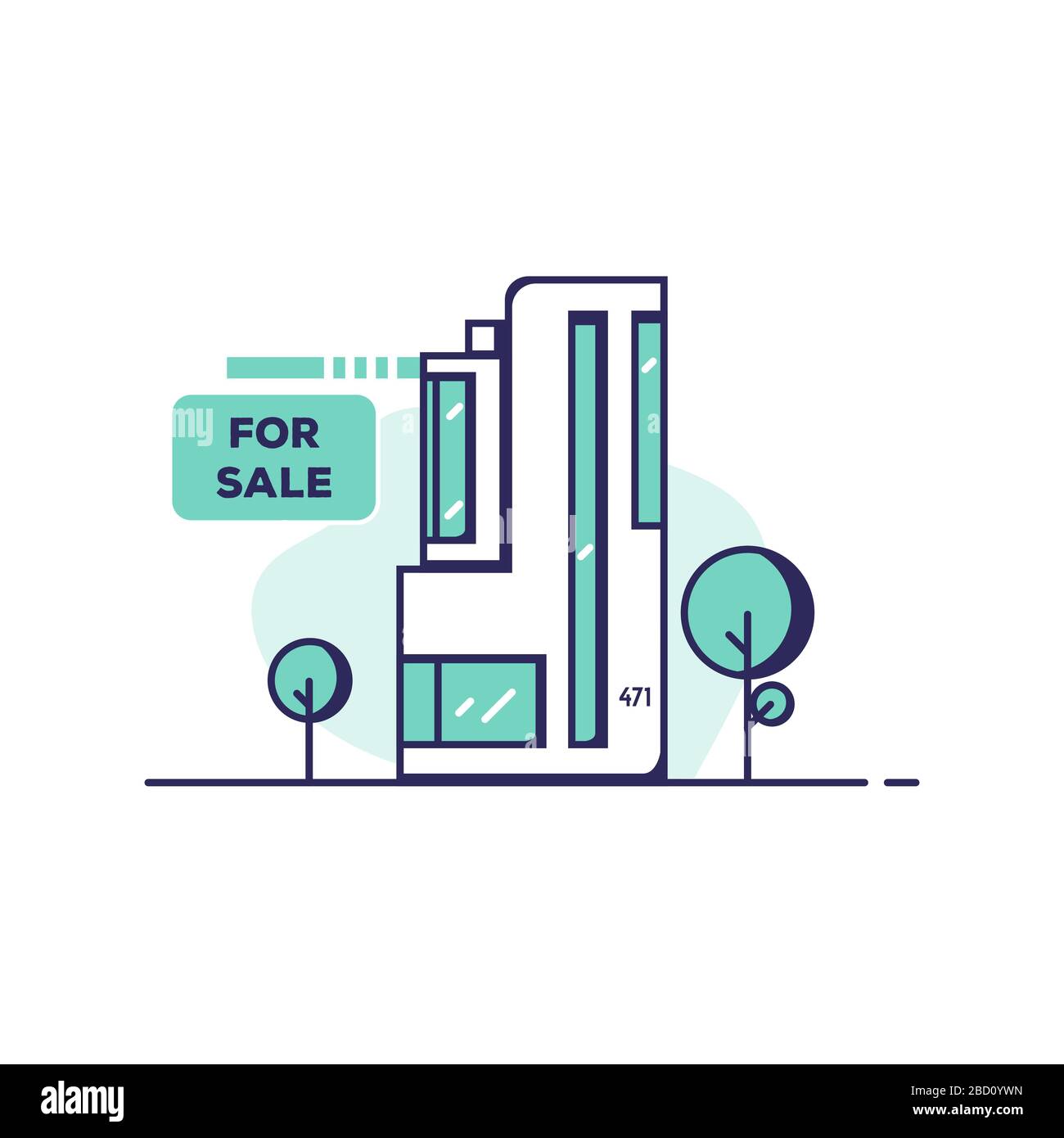 House building buy sale Stock Vector Images - Alamy