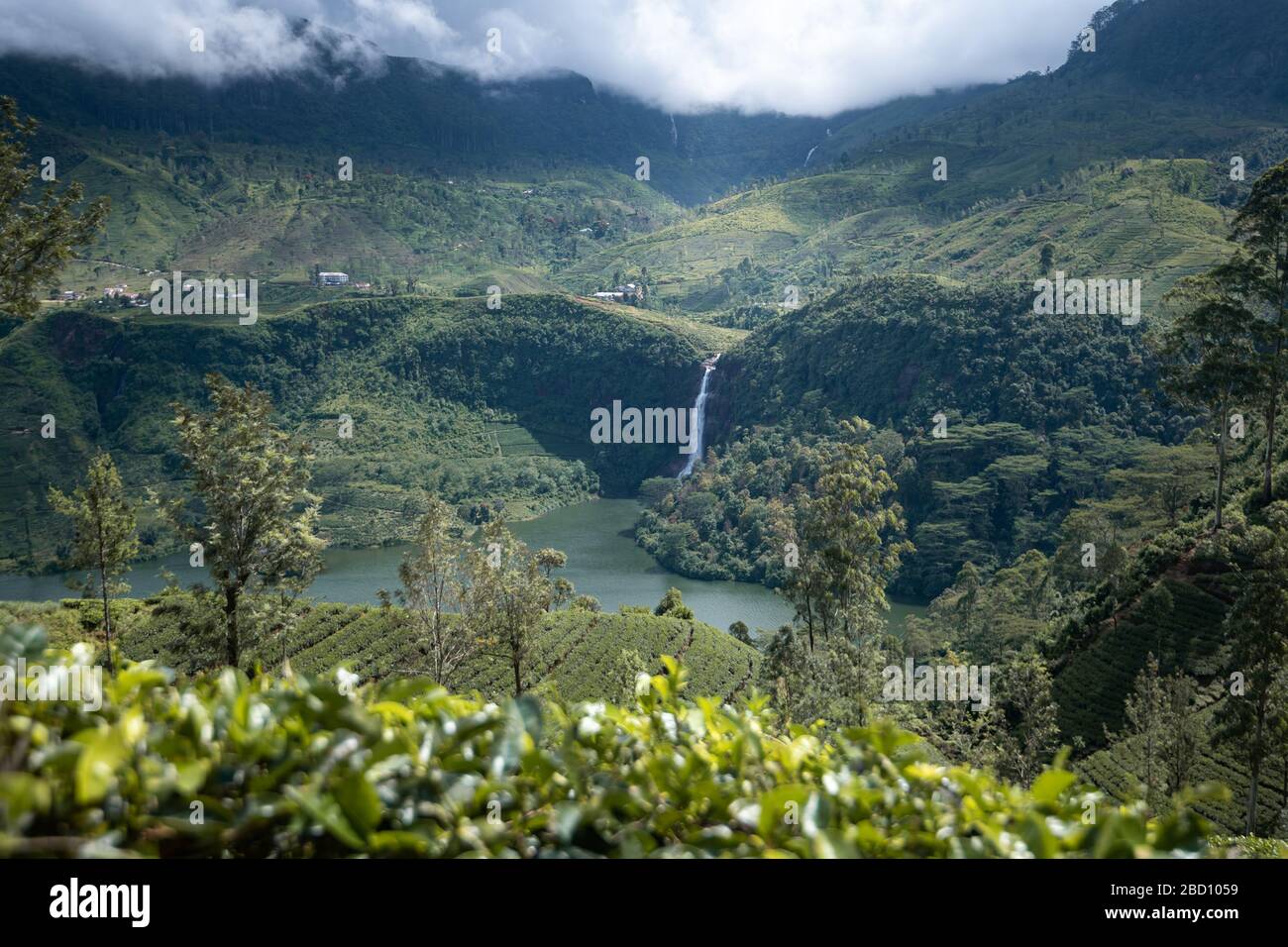 Beautiful Waterfalls in Maskeliya, Sri Lanka Stock Photo - Alamy